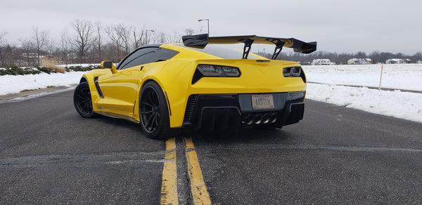 APR Z06 Style Rocker Extensions Skirts [C7 Corvette Grand Sport, Z06 ...